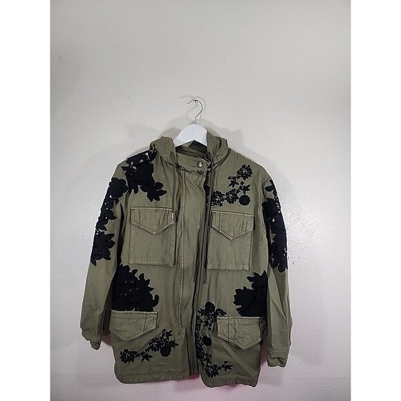 Alice + Olivia | Jackets & Coats | Alice Olivia Olive Green Utility ...